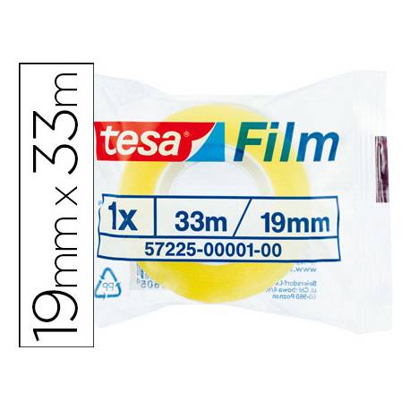 Cinta marca Tesa adhesiva Film Standard (39143) - Materialescolar.es