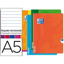 Libreta Escolar Oxford DIN A5 48 hojas Rayado horizontal Colores (77237)