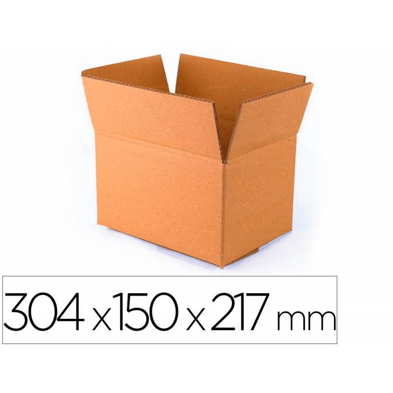 Caja para embalar de doble canal de 30x15x21.7cm (152602)