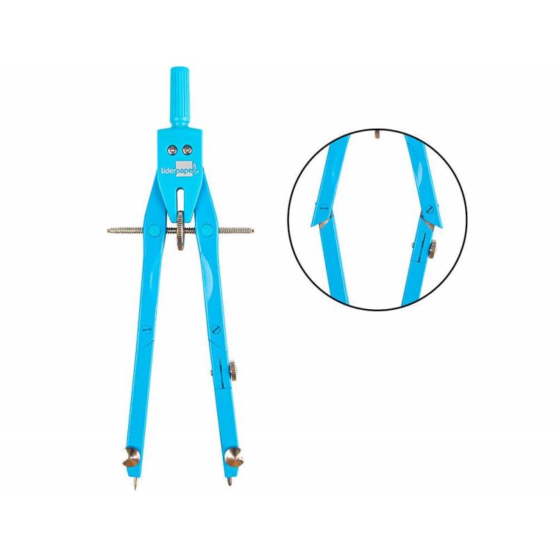 Compas marca Liderpapel micrometrico con adaptador (77453)